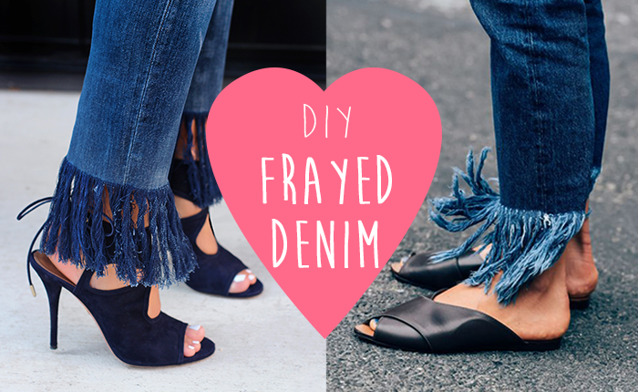 DIY Frayed Denim มาเปลี่ยนยีนส์ตัวเก่าให้สวยอินเทรนด์กัน! - JEAB.com