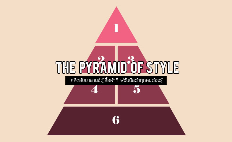 The Pyramid of Style เคล็ดลับบาลานซ์ตู้เสื้อผ้าที่แฟชั่นนิสต้าทุกคนต้อง ...