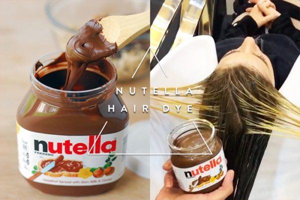 #เอาจริงเหรอ ย้อมสีผมด้วยนูเทลล่า เทคนิคประหลาด แต่กลับได้สีผมที่สวยจน ...