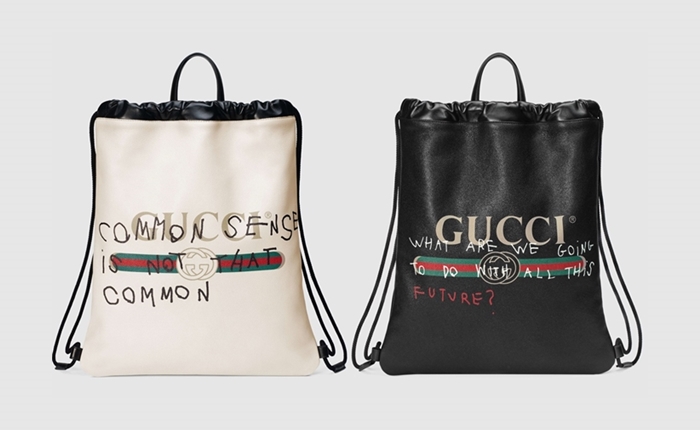 Gucci Coco Capitan Logo Backpack - JEAB.com